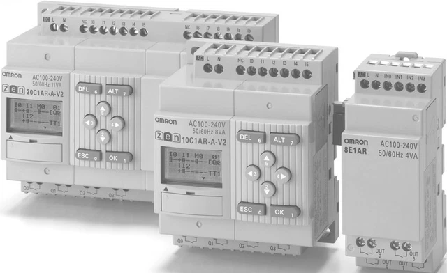 RELAY PROGRAMMABLE CPU 12/8 Ent. Dc Sal. Relay Rtc 24DC Omron ZEN ...