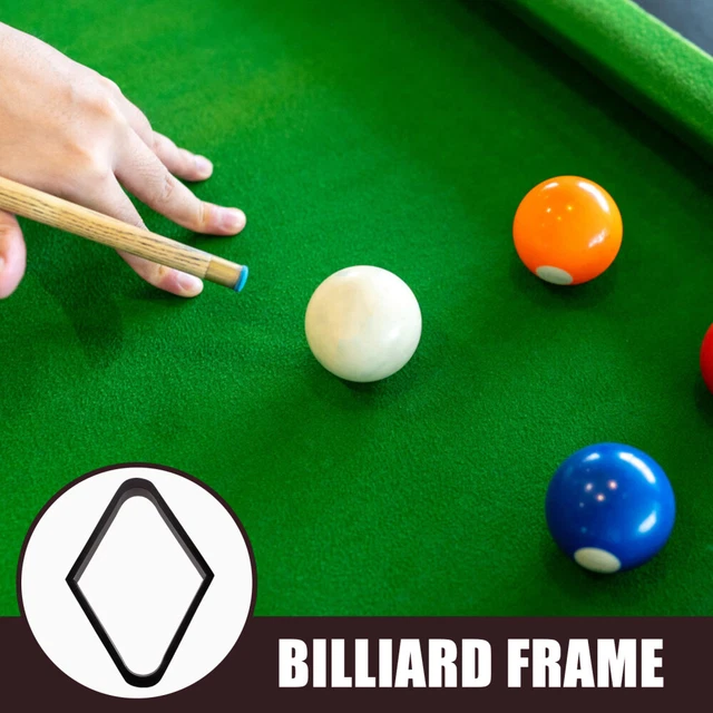 SNOOKER BALLS FRAME Wood Billiard Organizer Storage Rack Stand £11.19 ...