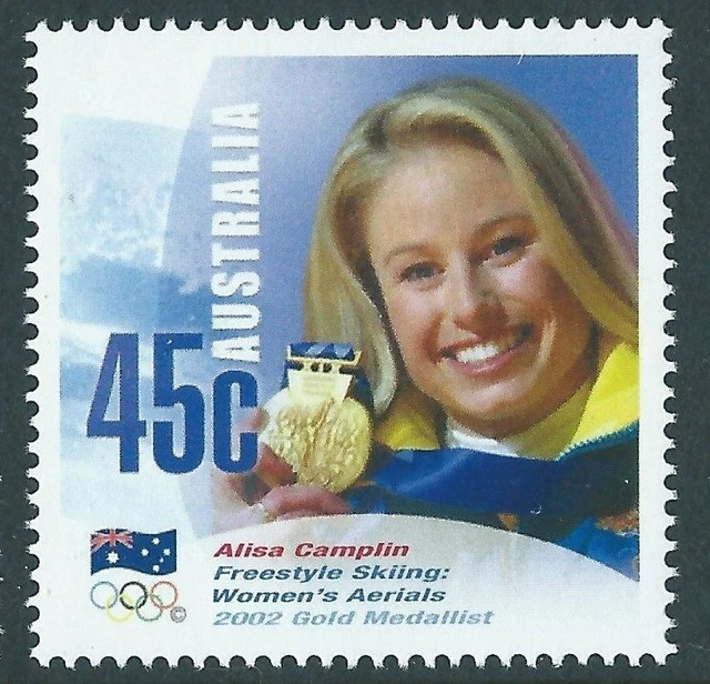 AUSTRALIA 2002 - Winter Olympic Games Gold Medalist Alisa Camplin - MNH ... AUSTRALIA 2002 - Winter Olympic Games Gold Medalist Alisa Camplin - MNH ...