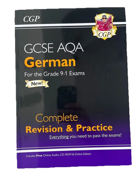 GCSE GERMAN AQA Complete Revision & Practice Guide with CD by CGP Books ...
