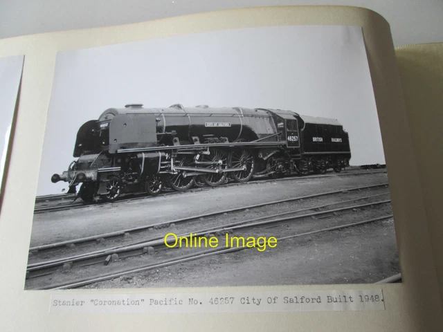 RAILWAY PHOTO 8X6 LMS Cornonation Pacific No: 46257 ex works Crewe ...