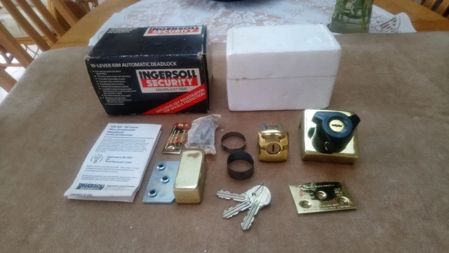 INGERSOLL NS80 10- Lever Rim Automatic Deadlock £150.00 - PicClick UK