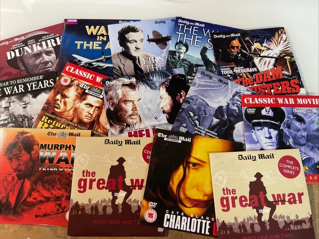 WAR WWII DVD BUNDLE AIR FORCE ARMY DAILY MAIL MOVIE X 14 And ...