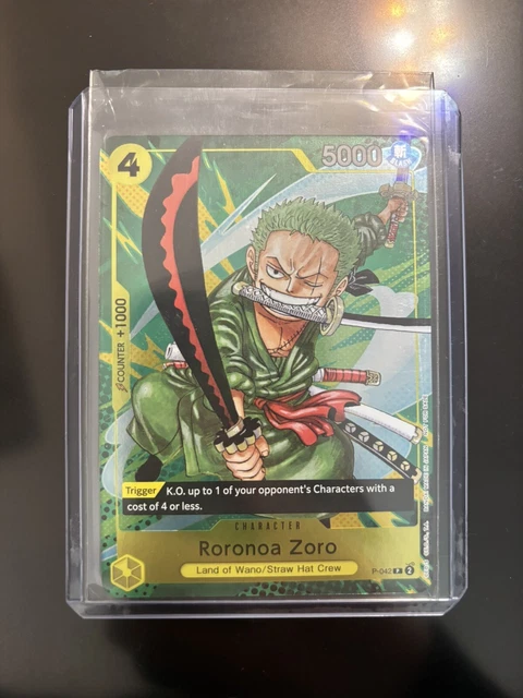 ONE PIECE CARD Game TCG Roronoa Zoro P-042 Promo Event Pack 03 EUR 17 ...