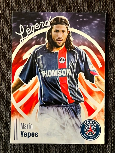 RARE CARTE CARD Panini Legende Mario Yepes Psg 50 Ans # C19 Mint Psa ...