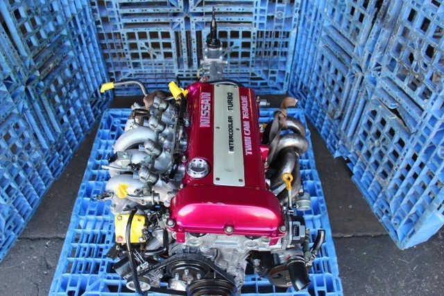 JDM NISSAN SR20DET S13 Red Top Engine/ Transmission Combo/S13 240Sx ...