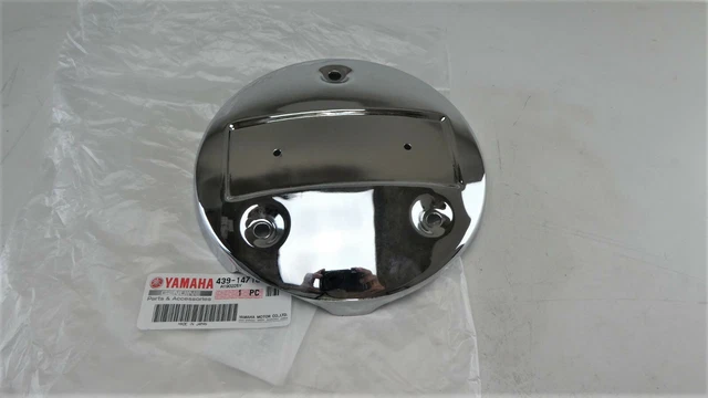 AUSPUFFBLENDE CHROM FÜR yamaha chappy, chappy exhaust cover LB 50 LB 80 ...