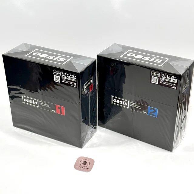 OASIS COMPLETE 7-INCH Single Collection Box Set Vol.1 & Vol.2 Limited ...