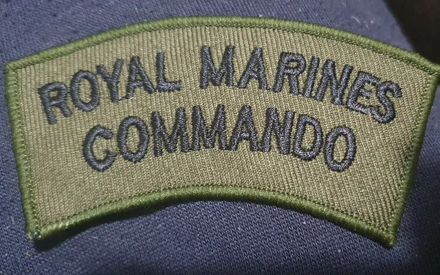 ROYAL MARINES COMMANDO BRITISH ARMY BADGES/PATCHES- Sew On Patch ...