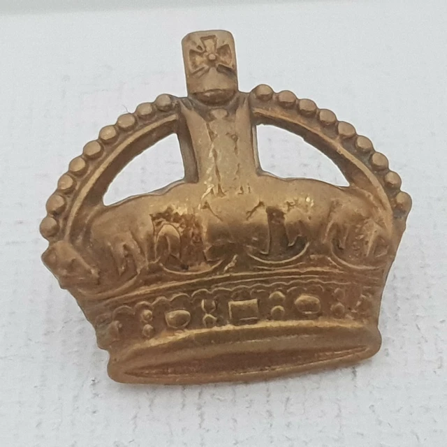 OFFICERS RANK KINGS crown Brass non voided cushion 19*20mm single hex ...