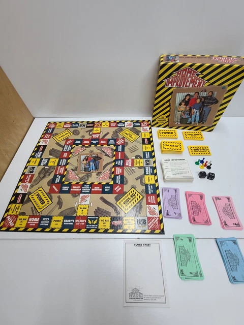 HOME IMPROVEMENT BOARD Game Hilarious Handyman Game 1994 TV Show Tim ...
