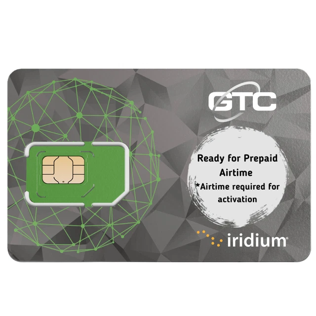 IRIDIUM GO! PREPAID Satellite SIM Card Only (No airtime)| Global | SOS ...