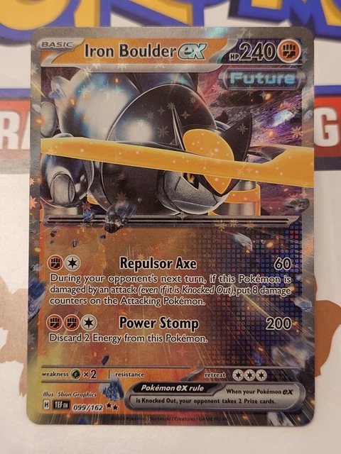 IRON BOULDER EX 099/162 Temporal Forces - Pokemon TCG [Near Mint] EUR 4 ...
