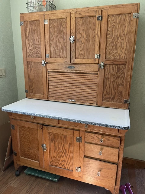 Oak hoosier cabinet store