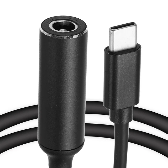0.6FT USB C to DC PD Power Fast Charging Cable, 6.3mmx3mm 65W/5V/9V/20V ...
