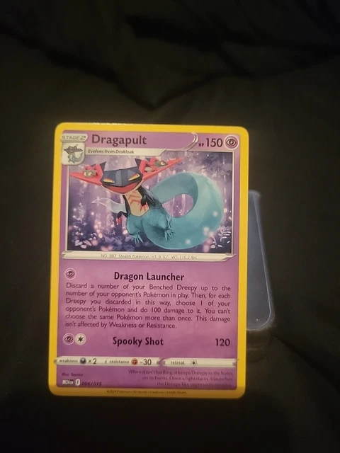 DRAGAPULT 006/015 NEW 2025 McDonalds Happy Meal Pokemon Dragon ...