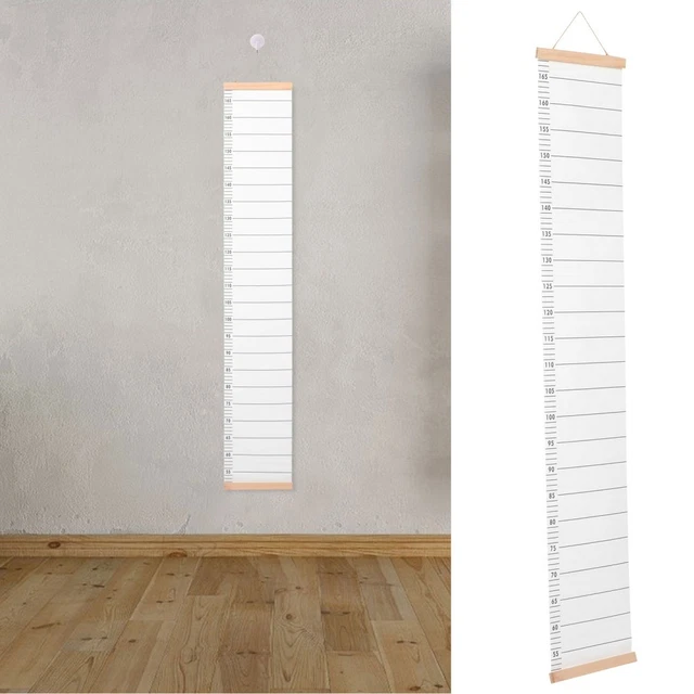 HEIGHT GROWTH RECORD Wall Mounted Measurement Chart for Inches Child ...