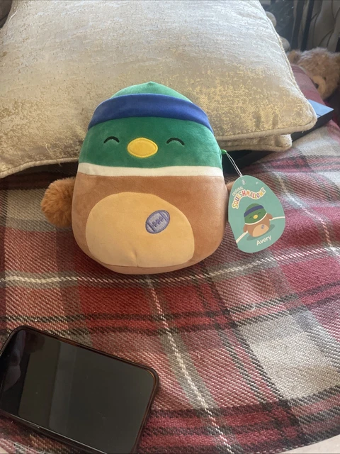 SQUISHMALLOWS AVERY THE Duck Original 19cm Mallard Sweatband Rugby Ball ...