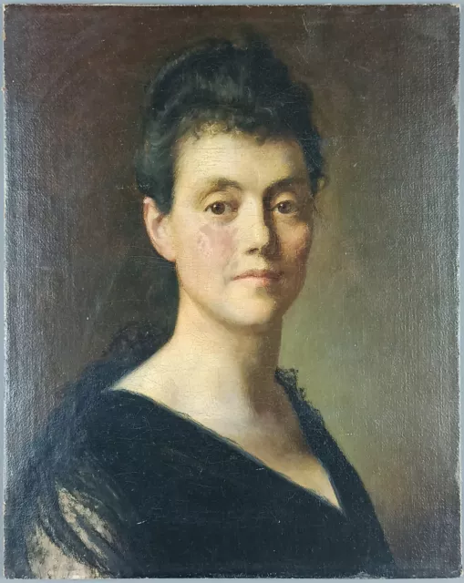 ANCIEN TABLEAU &PORTRAIT de Femme ANCIEN TABLEAU &PORTRAIT de Femme