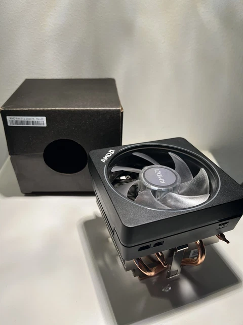 AMD WRAITH PRISM RGB Cooler Fan 4-Pin Connector Copper Base/Alum Heat ...