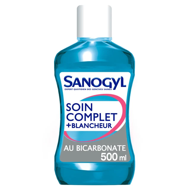 LOT DE 2 - SANOGYL - Bain de bouche Soin Complet + Blancheur - flacon ...