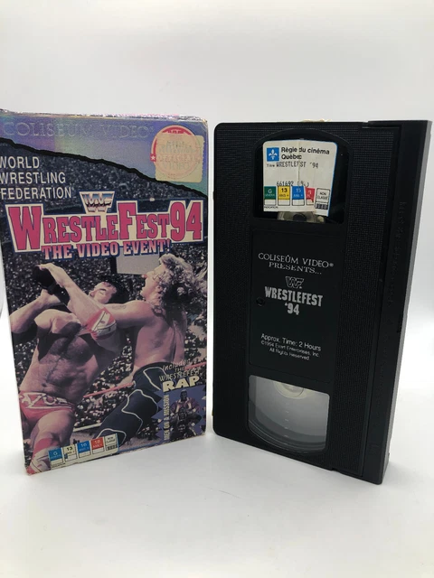 WWF WRESTLEFEST ‘94: The Video Event Used VHS Coliseum Video $15.74 - PicClick CA
