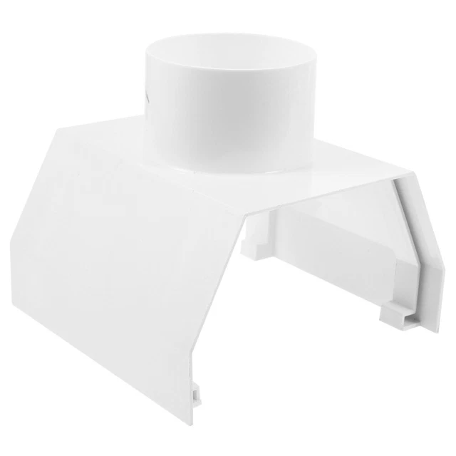 PLASTIC DOWNSPOUT ADAPTER Rain Gutter Accessory Downspout Drain ...