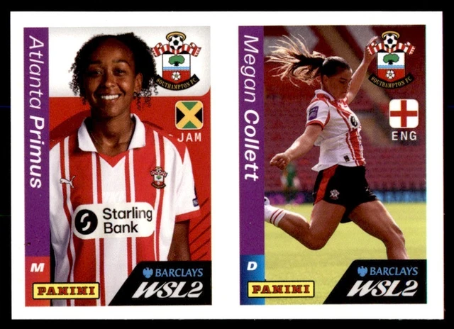 PANINI WSL 2026 Sticker Atlanta Primus / Megan Collett (Southampton) No ...