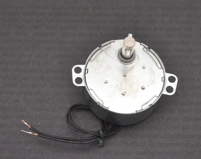 SYNCHRONOUS HEAVY DUTY MOTOR 12 VOLT AC 20mm FIXING ROD WITH POLE ...