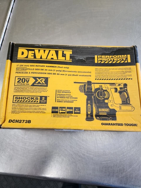 DEWALT DCH273B LI-ION Battery Powered Rotary Hammer Drill (Tool Only ...