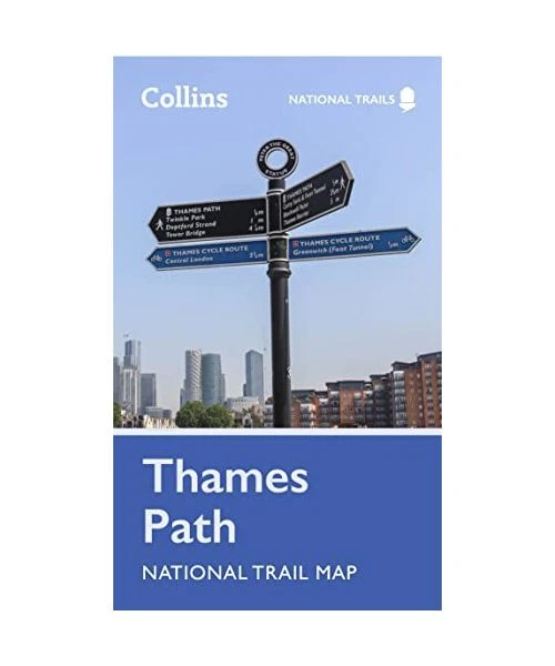 THAMES PATH NATIONAL Trail Map, Collins Maps EUR 7,08 - PicClick FR