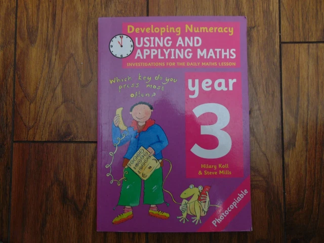 DEVELOPING NUMERACY **USING AND APPLYING MATHS** Year 3 book Teacher ...