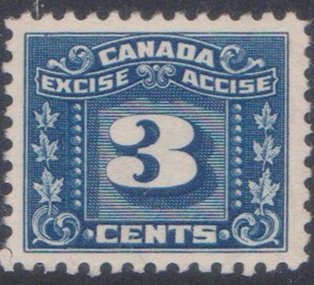 (CAB-30) 1940S CANADA stamps 3c Excise stamp (AE) (GP90 $6.64 - PicClick AU