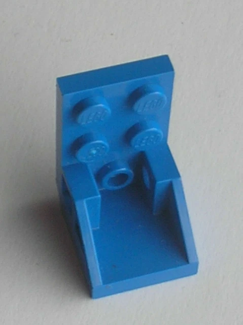LEGO BLUE BRACKET 3x2 2x2 Inverted Space Seat Ref 4598 Set 70816 70841 ...