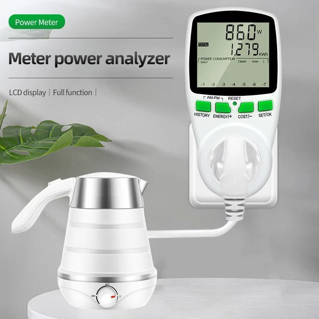 ELECTRIC METER OUTLET Energy Monitor Electricity Meter Power ...