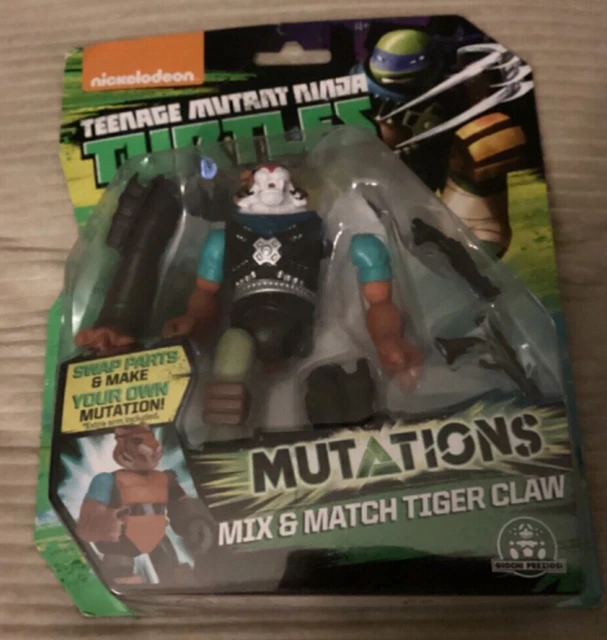TEENAGE MUTANT NINJA Turtles Tiger Claw Figure boxed Mutation mix ...