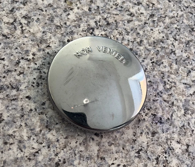 CLASSIC MINI PETROL Cap Chrome Mk1 Mk2 Mk3 Austin Morris Fuel Non ...
