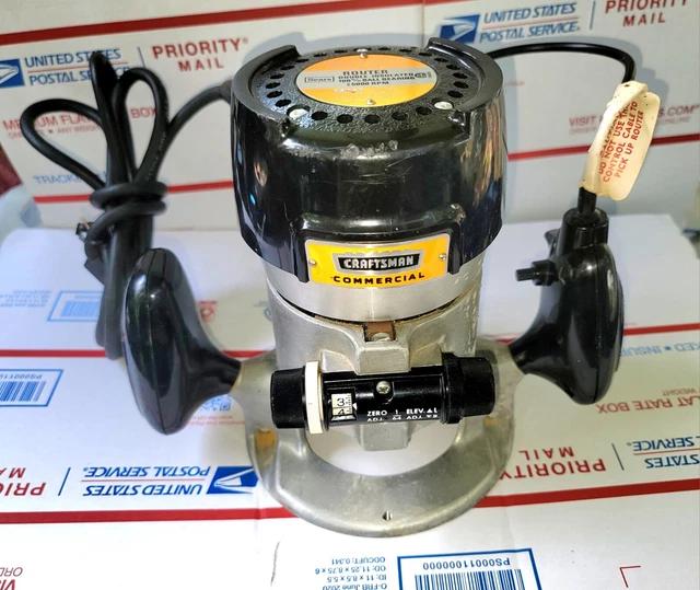 VINTAGE SEARS CRAFTSMAN Commercial Router Double Insulated Model 315. ...