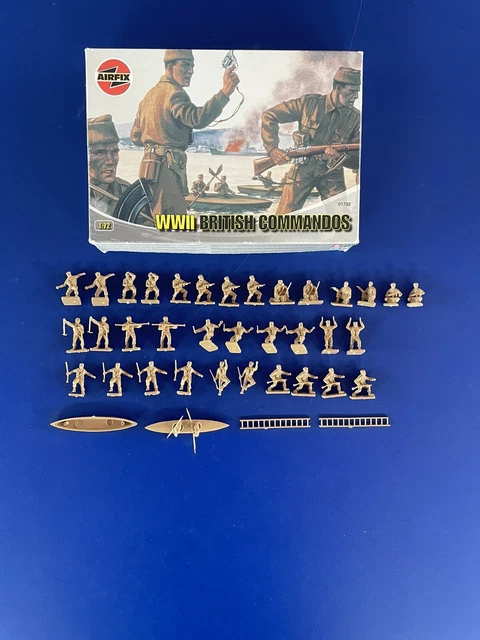 AIRFIX TOY SOLDIERS Boxed WW2 British Commandos 1/72 Scale 48 Figures £13.99 - PicClick UK