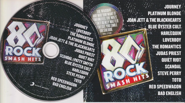 80S ROCK SMASH HITS Compilation 1980s (CD 2018) 14 Songs JUDAS PRIEST ...