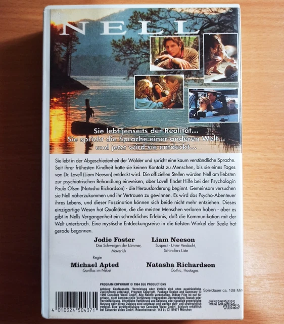 NELL [VHS] MIT Jodie Foster, Liam Neeson, Natasha Richardson EUR 2,22 ...
