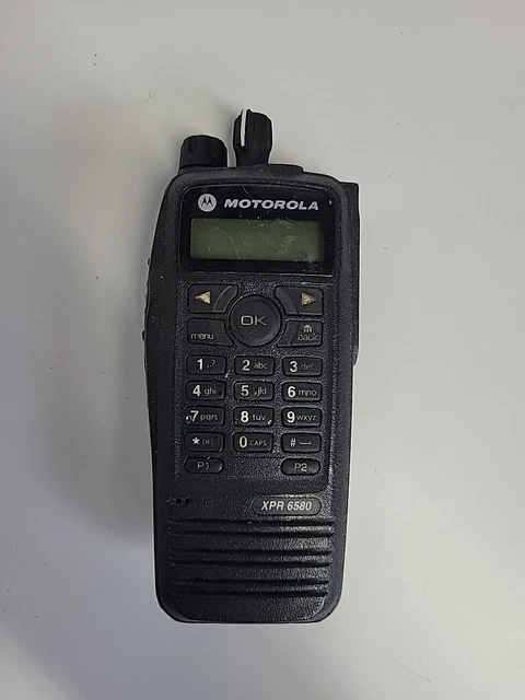 MOTOROLA XPR6580 DIGITAL 800/900 DMR MotoTrbo Radio AAH55UCH9LB1AN ...