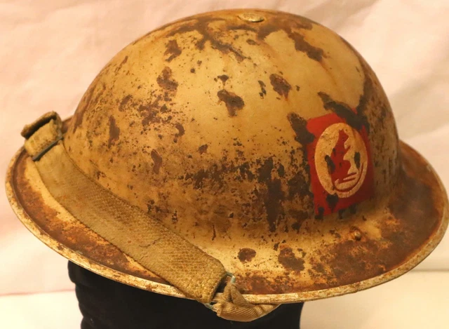 ORIGINAL WW2 BRITISH Desert Rat 8th Army Helmet £181.00 - PicClick UK