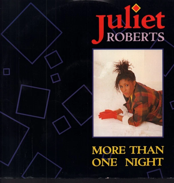 JULIET ROBERTS MORE Than One Night 12" vinyl UK Bluebird 1986 in pic ...