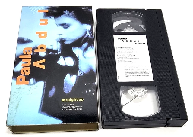 PAULA ABDUL STRAIGHT Up VHS 1989 Virgin Records £9.08 - PicClick UK