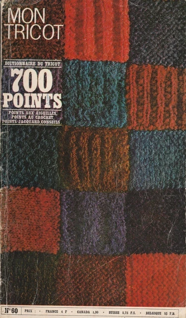 LIVRE MON TRICOT N°60 Pingouin 700 Points Aiguille TRICOT CROCHET EUR ...