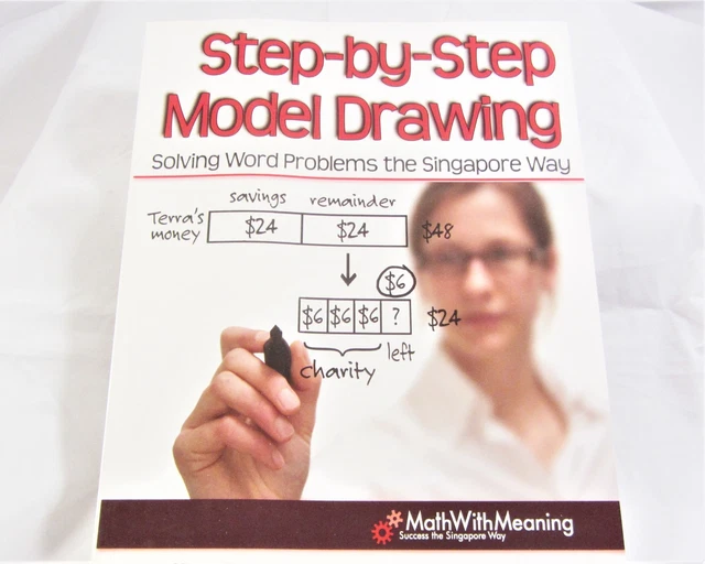 SINGAPORE MATH STEP By Step Model Drawing Solving Word Problems Home ...