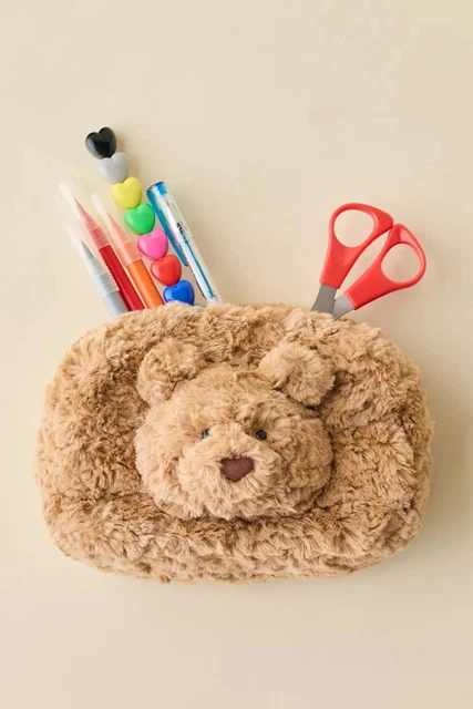 JELLYCAT BARTHOLOMEW BEAR Plushie Travel Pouch 13cm, Fun & Unique ...