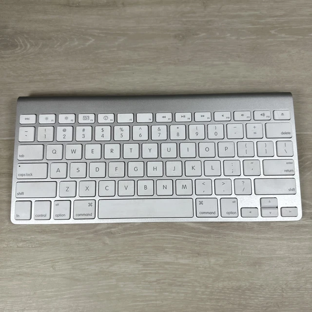 APPLE WIRELESS BLUETOOTH Magic Keyboard A1314 Mac Aluminum Silver White ...