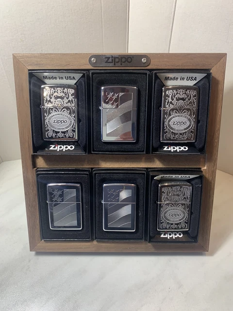 ZIPPO DISPLAY BOARD 6 Seater For Normal Model Never Used New Expo -Ts6 ...